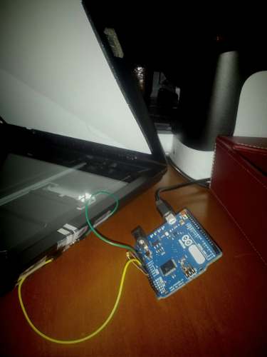 Automatically Scanning On Lid Close With Arduino 8474